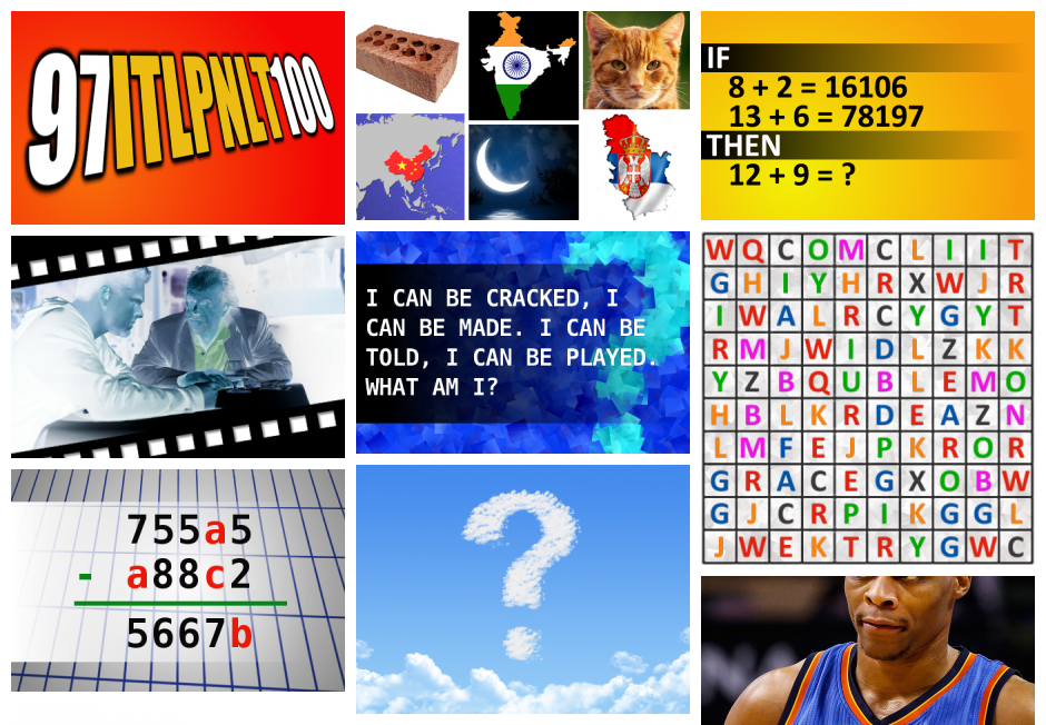 Daily Brain Teasers for Wednesday, 07 December 2016