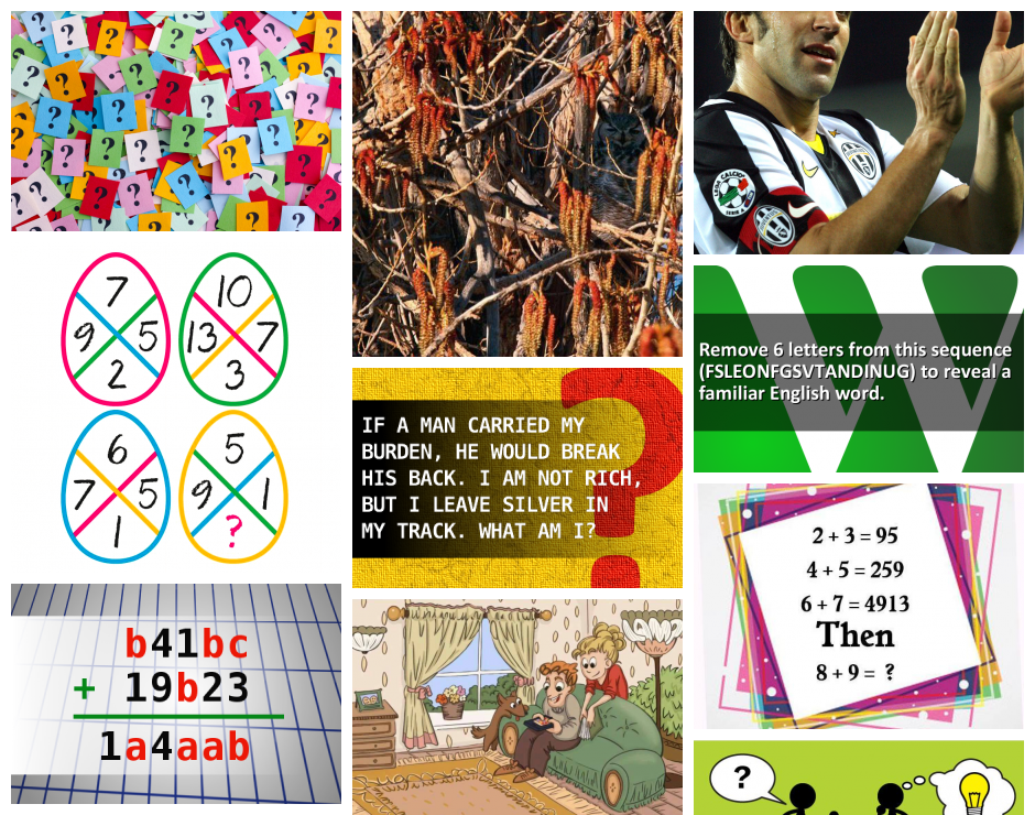 Daily Brain Teasers for Sunday, 22 January 2017