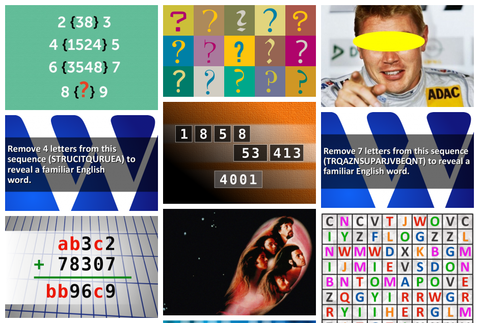 Daily Brain Teasers for Monday, 12 March 2018