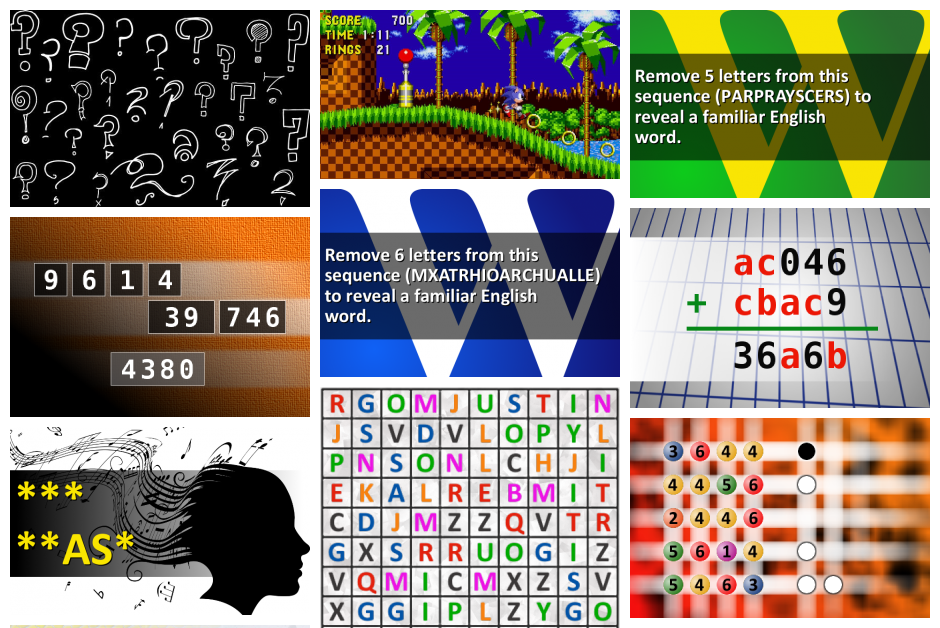 Daily Brain Teasers for Monday, 14 May 2018