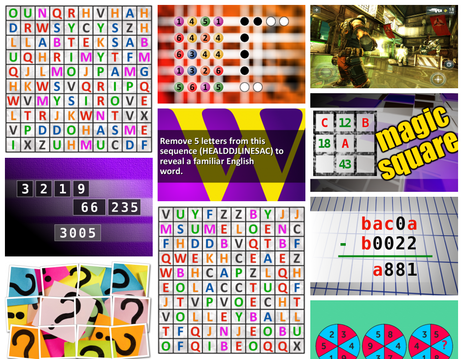 Daily Brain Teasers for Saturday, 02 February 2019