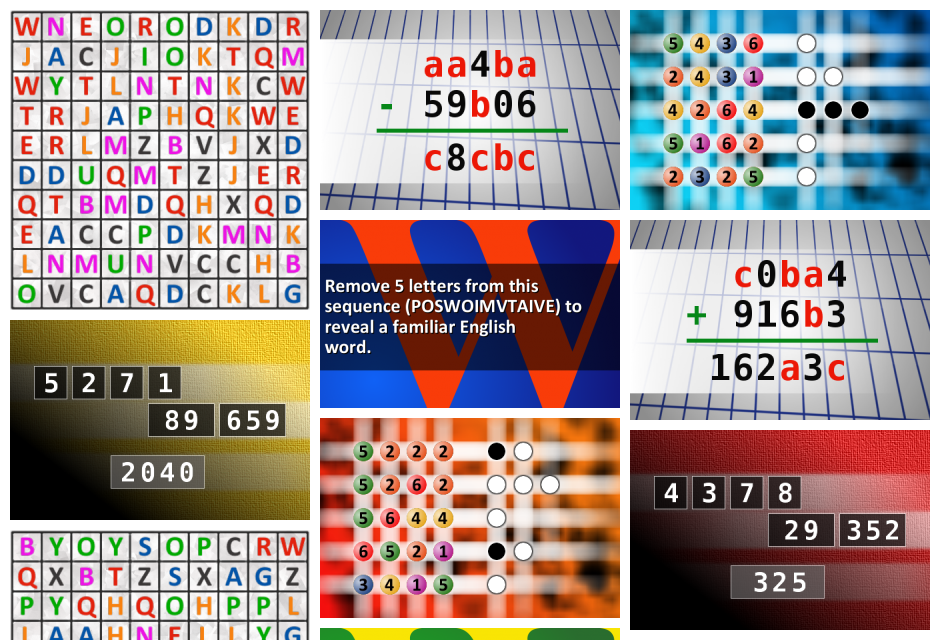 Daily Brain Teasers for Wednesday, 10 April 2019