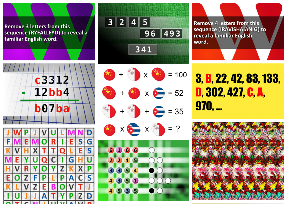 Daily Brain Teasers for Monday, 01 June 2020